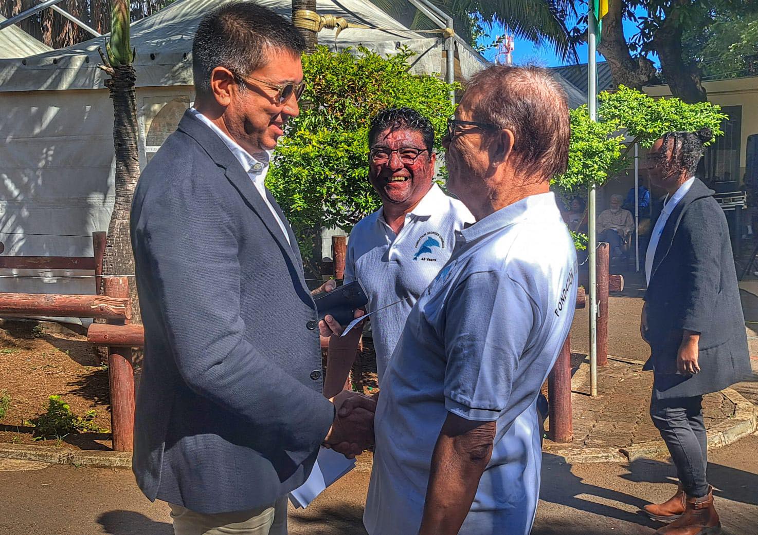 Minister Shakeel Mohamed Hands Over State Land Lease to Autism Maurice ...